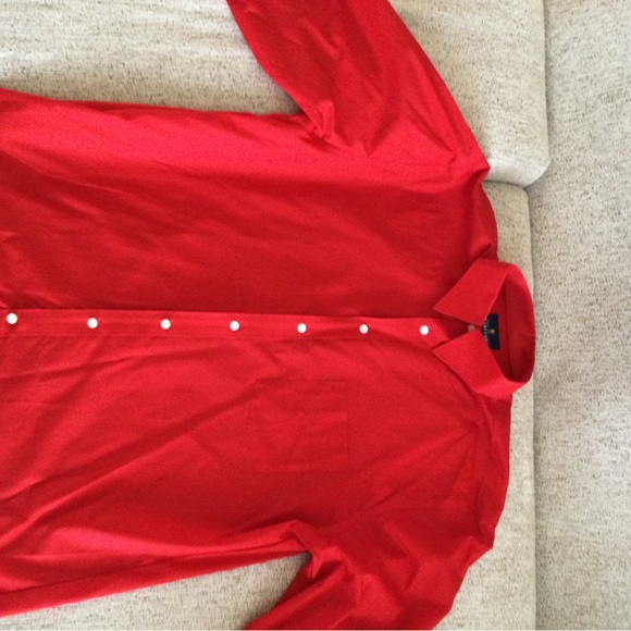 Stafford | Shirts | Red Button Down Dress Shirt | Poshmark
